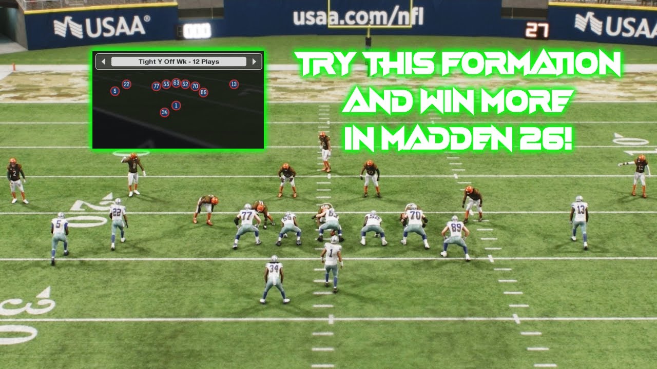 Try This Formation And Win More in Madden 26! Easy Touchdowns! - YouTube