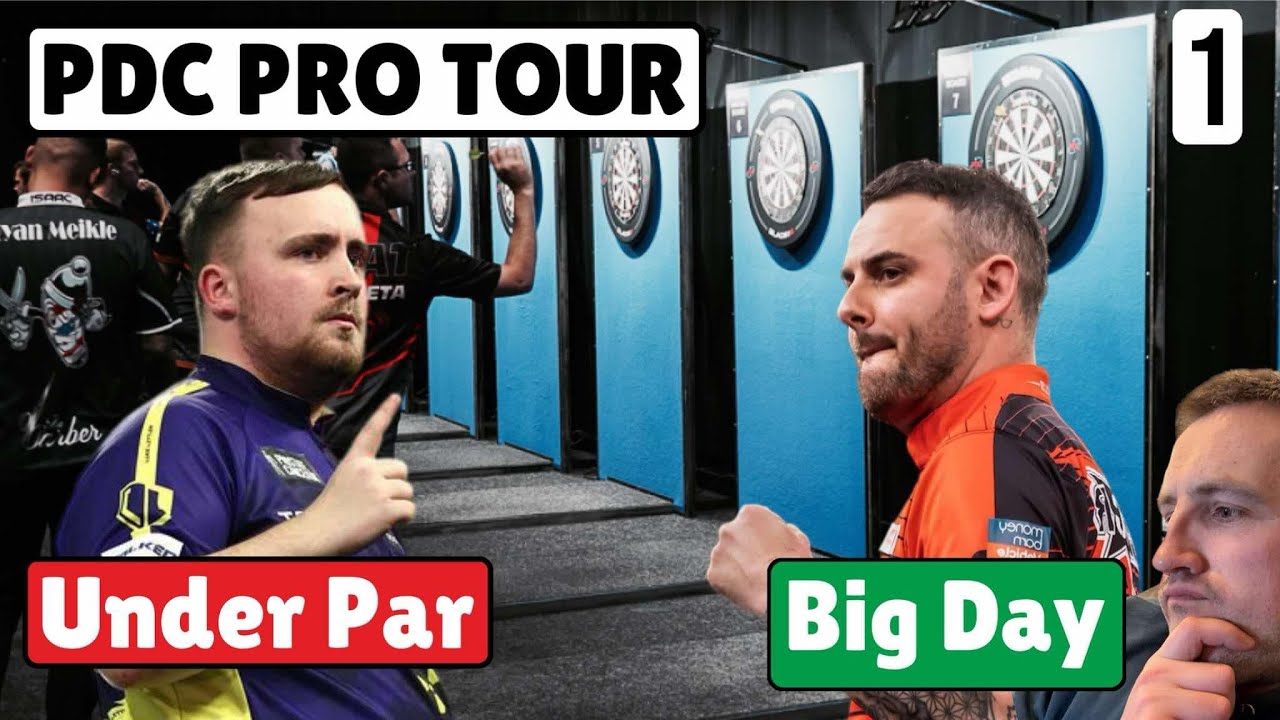 Darts Pro Tour Event 1 - Big Names Fall Early - YouTube