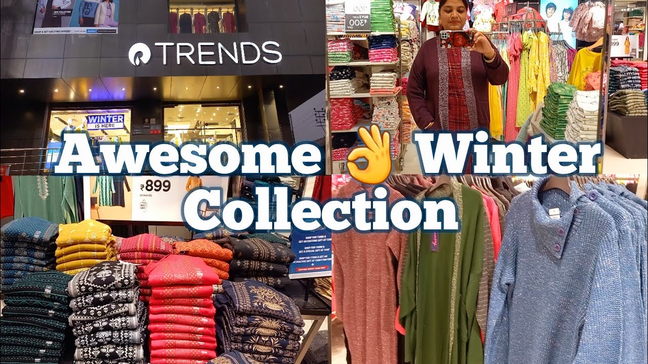 Reliance Trends Winter Collection 2022 | Trends Offers Today | Trends ...