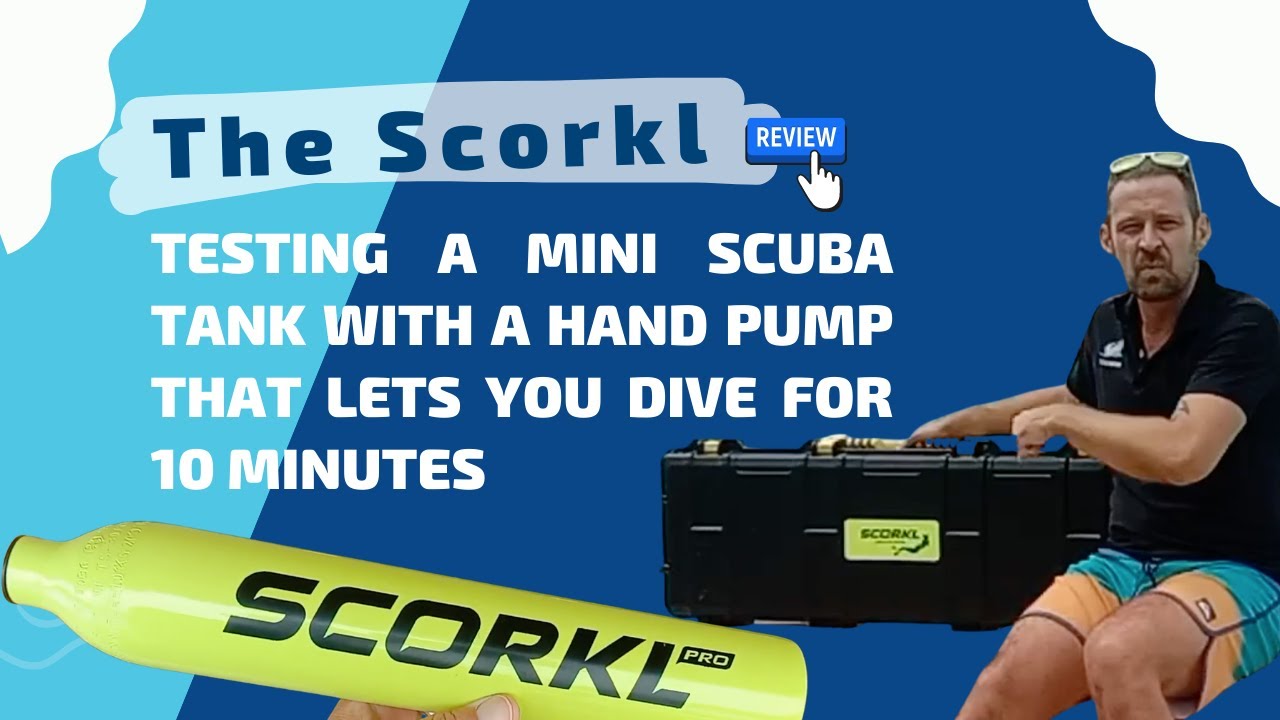 Testing a Mini Scuba Tank with a Hand Pump That Lets You Dive for 10 ...