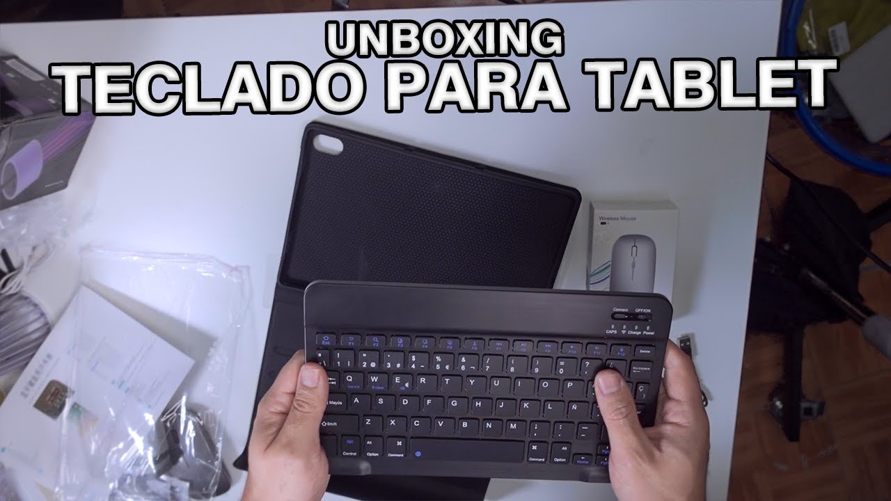 Teclado y Mouse para Tablet Lenovo Tab P11 o Cualquiér Tablet Unboxing ...