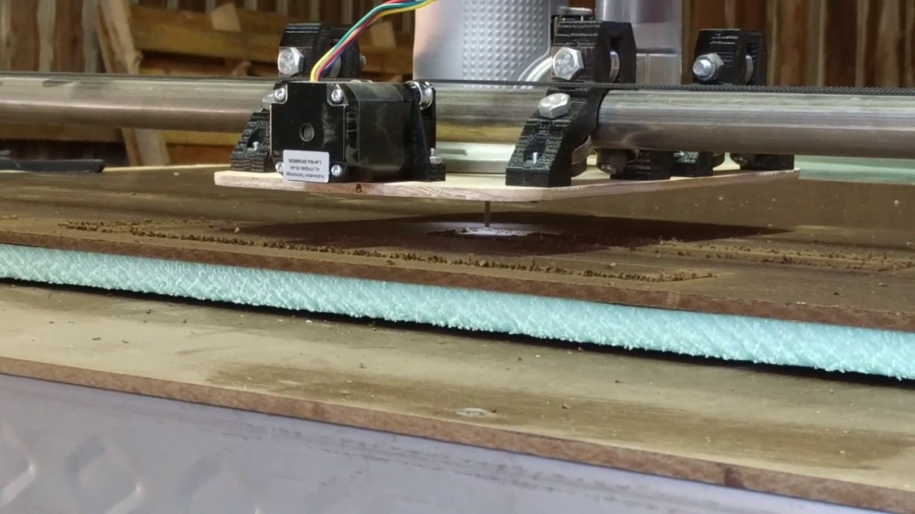 Mpcnc Lowrider cutting! - YouTube