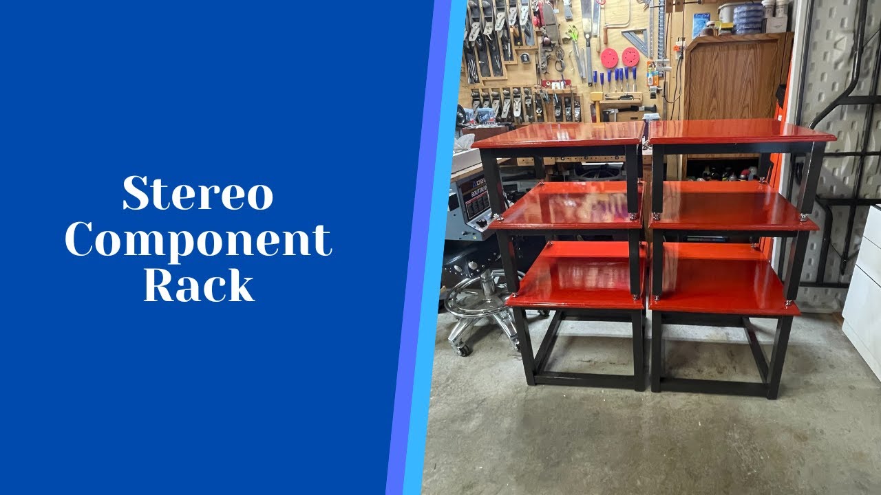 Handcrafted Custom Stereo Component Racks | Ultimate Audio Setup - YouTube