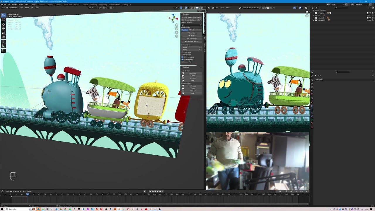 Stream de Modelação Blender Tricky Tracks 5.1 - YouTube