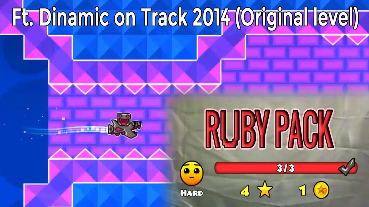 "Ruby Pack" (All levels / All Coins) [11/65] | Geometry dash - YouTube