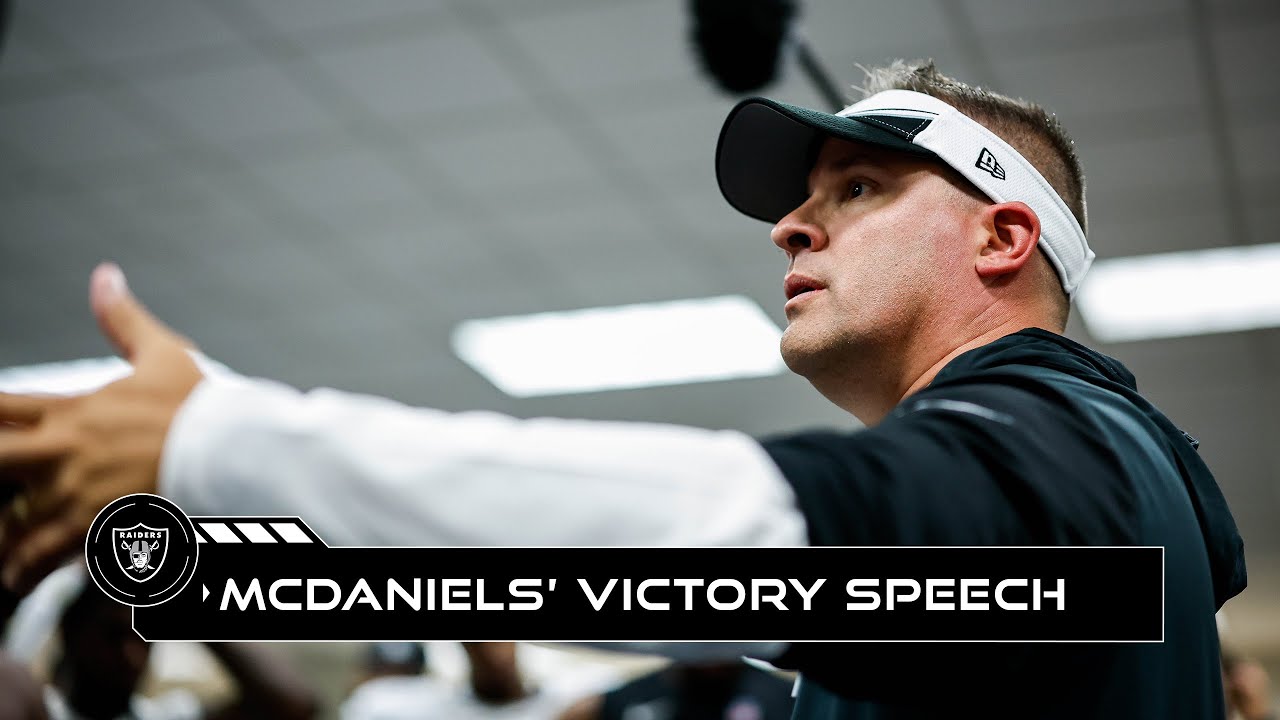 Josh McDaniels’ Locker Room Victory Speech vs. Broncos: ‘That’s the Way ...