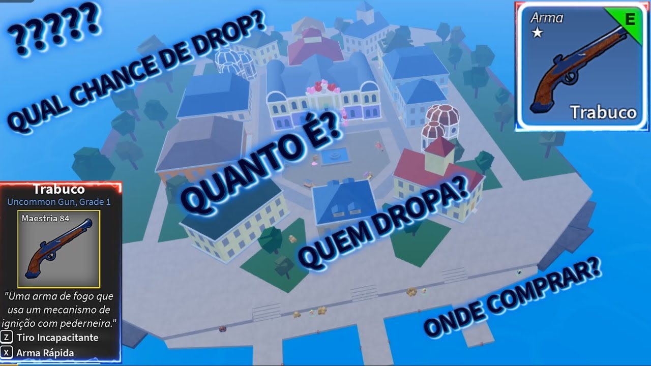Como conseguir Arma TRABUCO no blox fruits.How to get a Gun FLINTLOCK ...