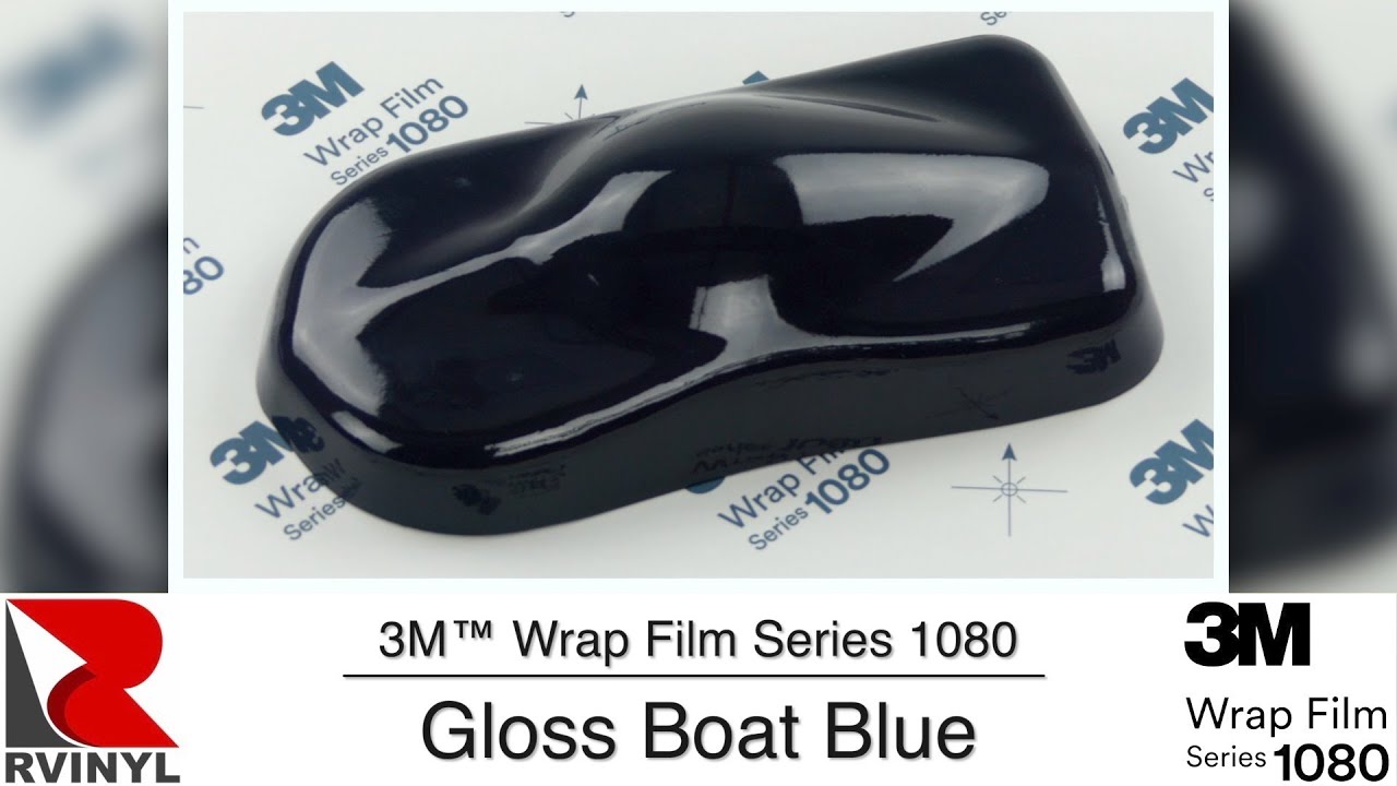 3M™ Wrap Film Series 1080 - Gloss Boat Blue G127 Vinyl - YouTube