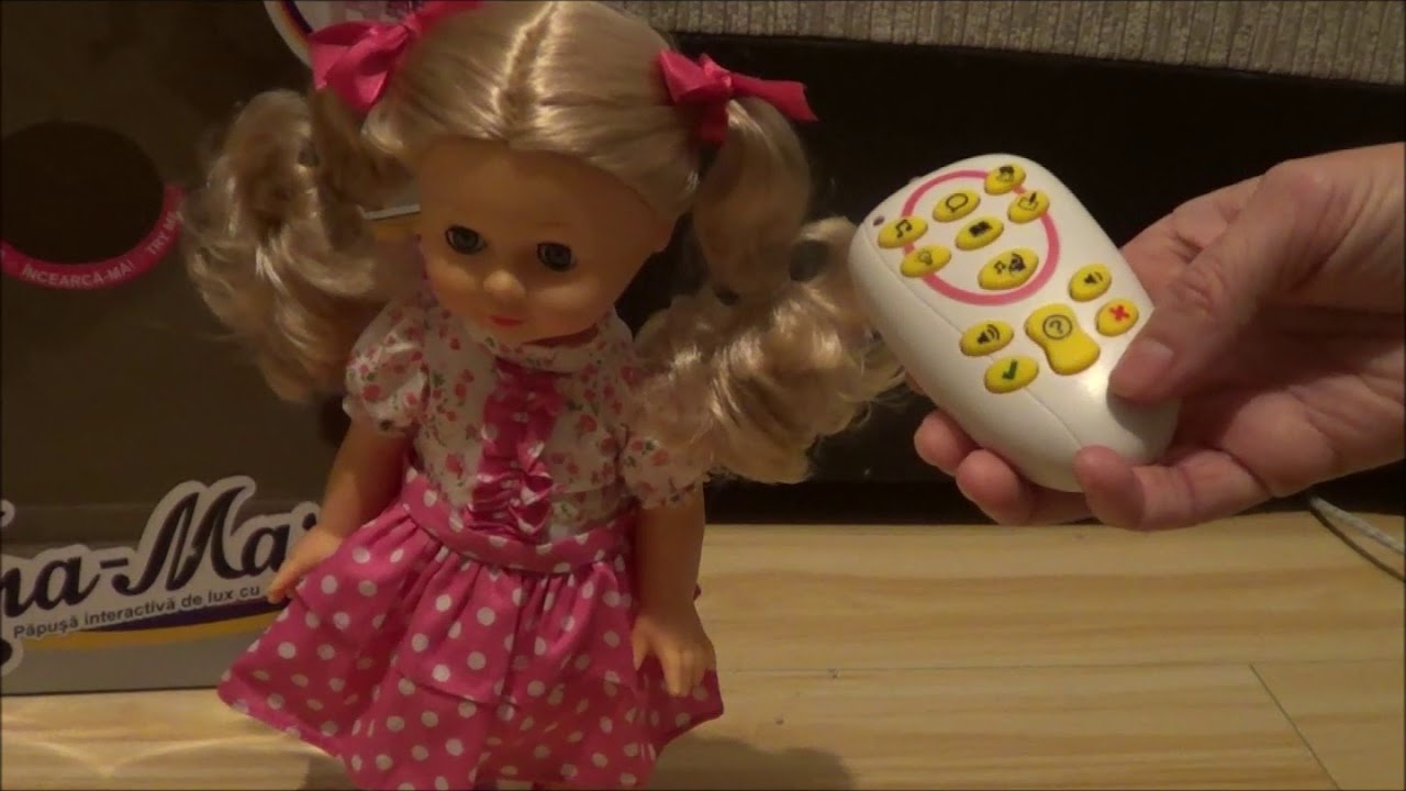 Papusa Ana-Maria - canta, merge, vorbeste - YouTube