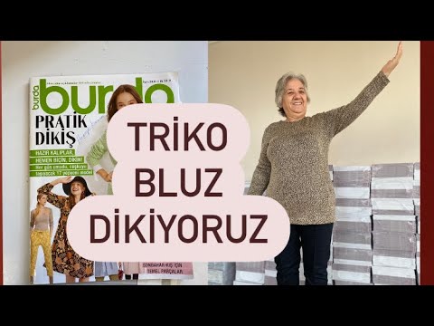 Triko Bluz Nasıl Dikilir? / Omuz Kol Yaka Dikişi / Triko Kazak Dikimi / Çok Kolay Kazak Dikimi