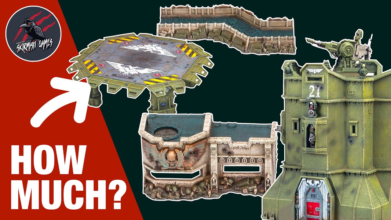 WARHAMMER 40K IMPERIAL TERRAIN - Made To Order Prices Confirmed - YouTube