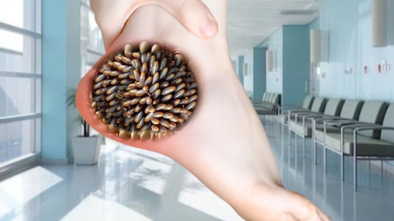 ASMR live | Watch this relax feet ankle clean process animation - YouTube