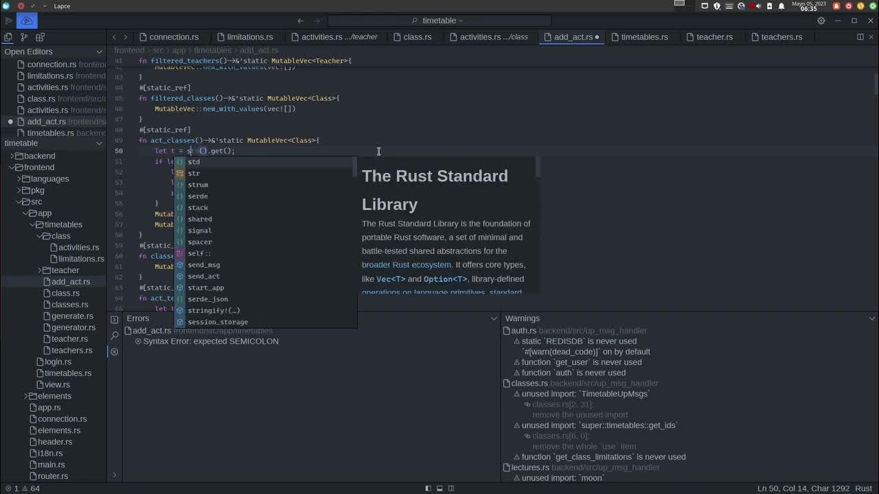 Rust ile Fullstack Webassembly Yazıyoruz - Aktiviteler 3 - YouTube