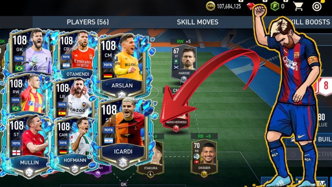 i made a squad of TOTS 108 with allison,otamendi😱 - YouTube