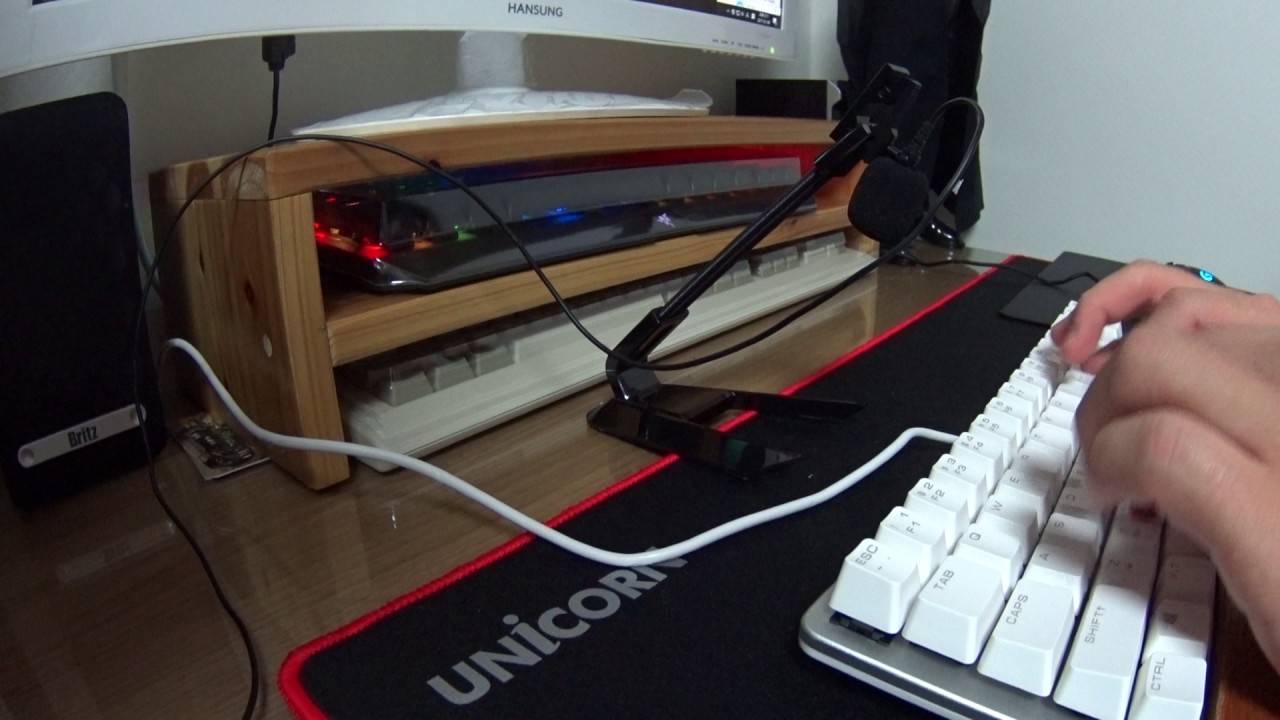 MAGICFORCE 68 OUTEMU BLUE SOUND(ABKO HACKER K580)(External MIC) - YouTube