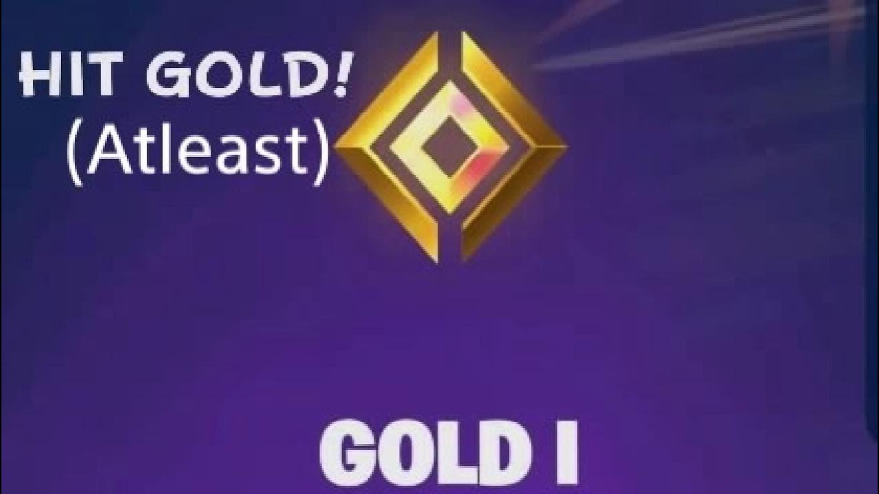 HITTING GOLD IN RANKED - YouTube