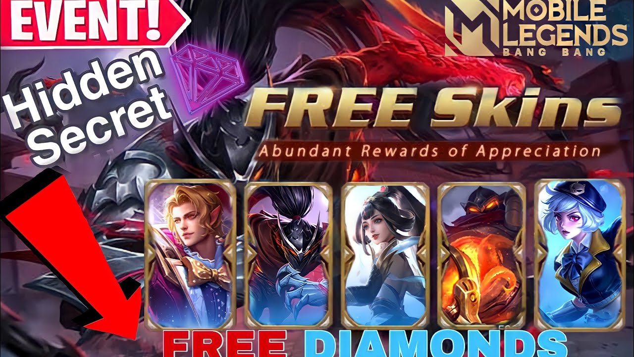 NEW HIDDEN EVENT LOG IN GAME GET 1 PERMANENT SKIN & SELECT 2 SKIN OUT ...