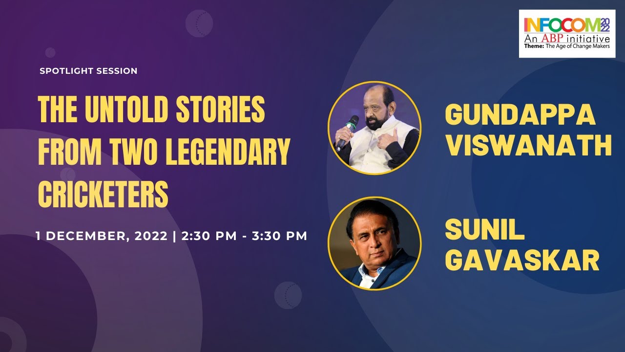 Sunil Gavaskar & Gundappa Viswanath | The Untold Stories from Two ...