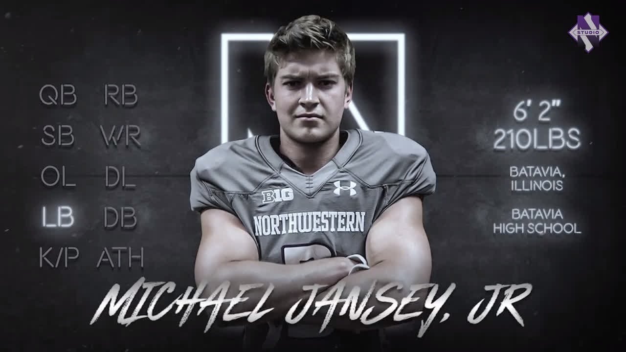 Northwestern Football: Signing Day - Michael Jansey, Jr. (12/19/18 ...