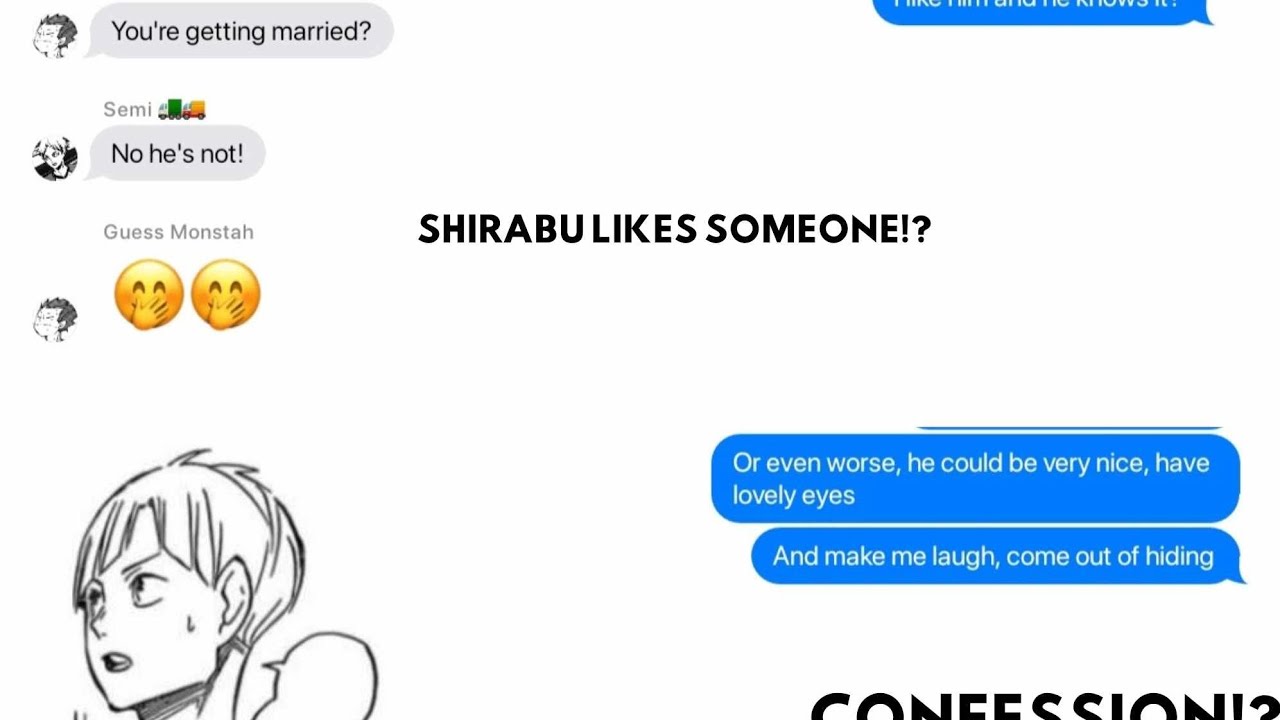 Shirabu likes someone?? || Haikyuu - YouTube