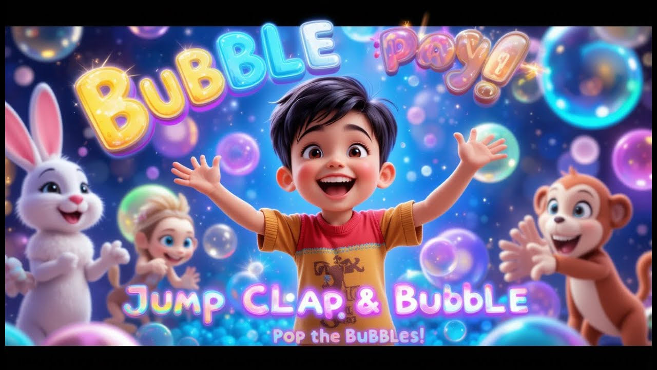 Bubble Pop Party! – Jump, Clap & Pop the Bubbles! 🎈🎶 - YouTube