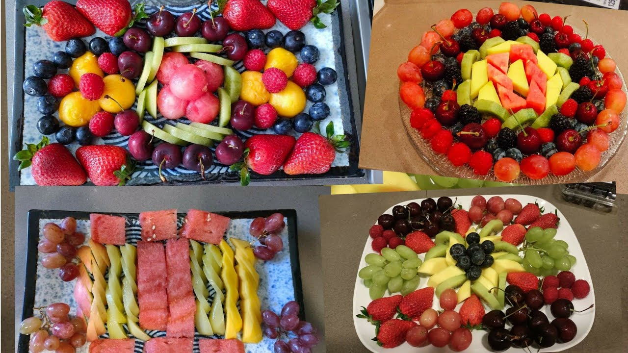 Simple and easy way of fruits arrangement | Mharfhe Yan - YouTube