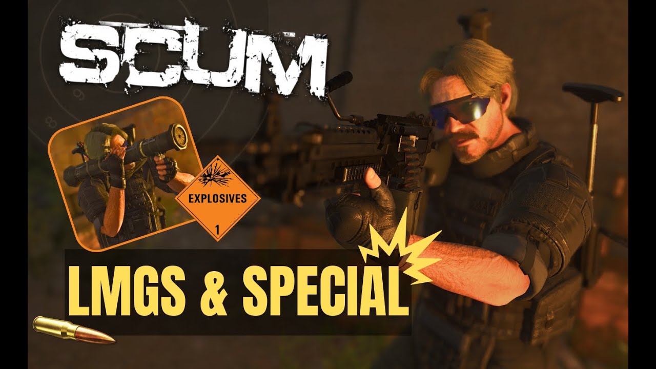 SCUM Weapons Showcase Part 6 - YouTube