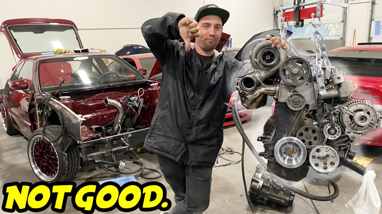 10 Year VW Corrado Project first start didn't go as planned... - YouTube