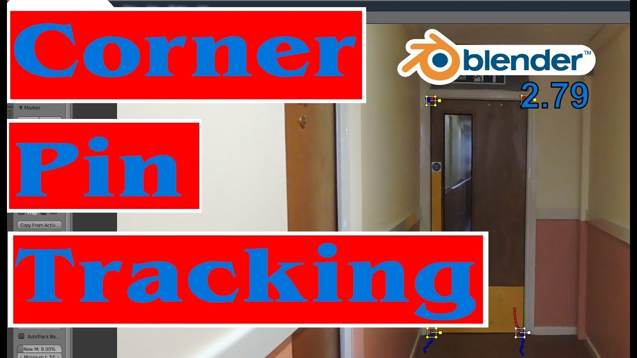 Corner pin tracking in Blender 2.79 - YouTube