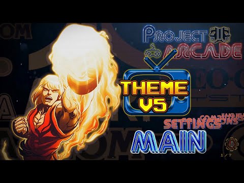 Retro Gaming | Project Arcade Theme Update | RetroFE - YouTube