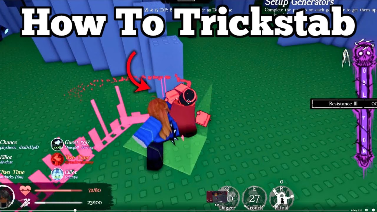 How to Trickstab In Forsaken Mobile - Full Guide - YouTube