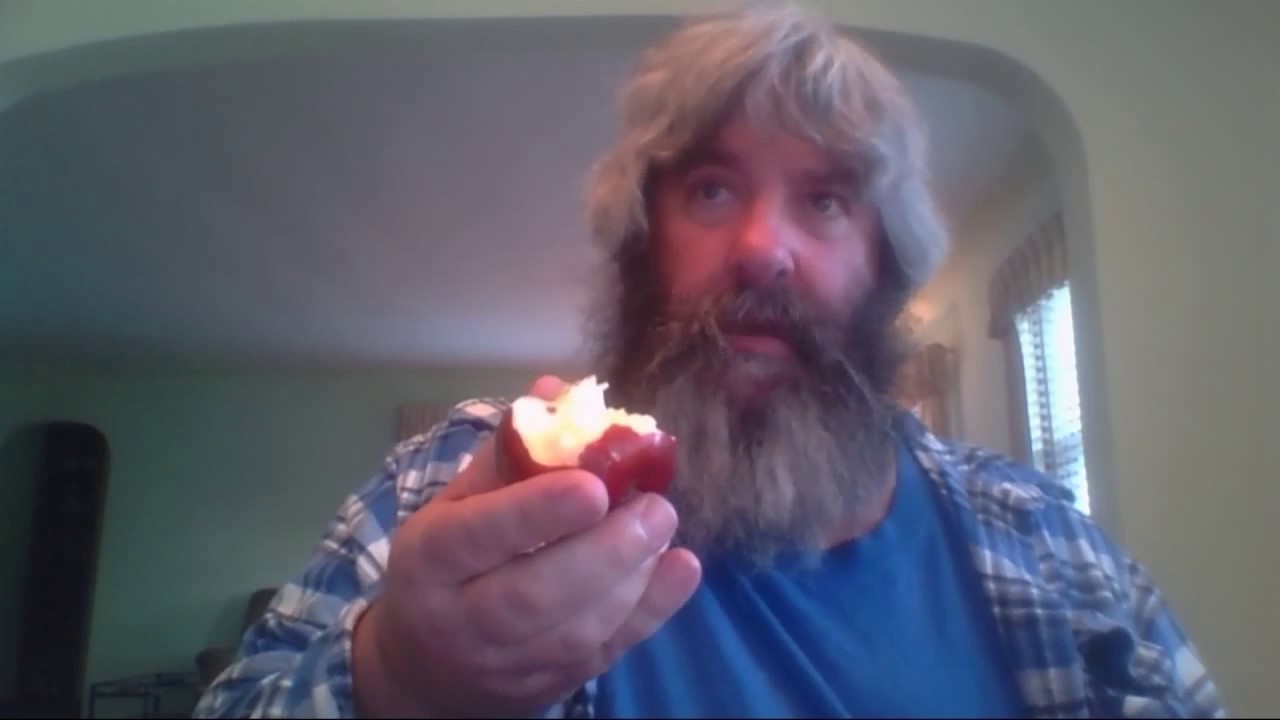 ASMR Eating A Red Small Apple [No Talking] - YouTube