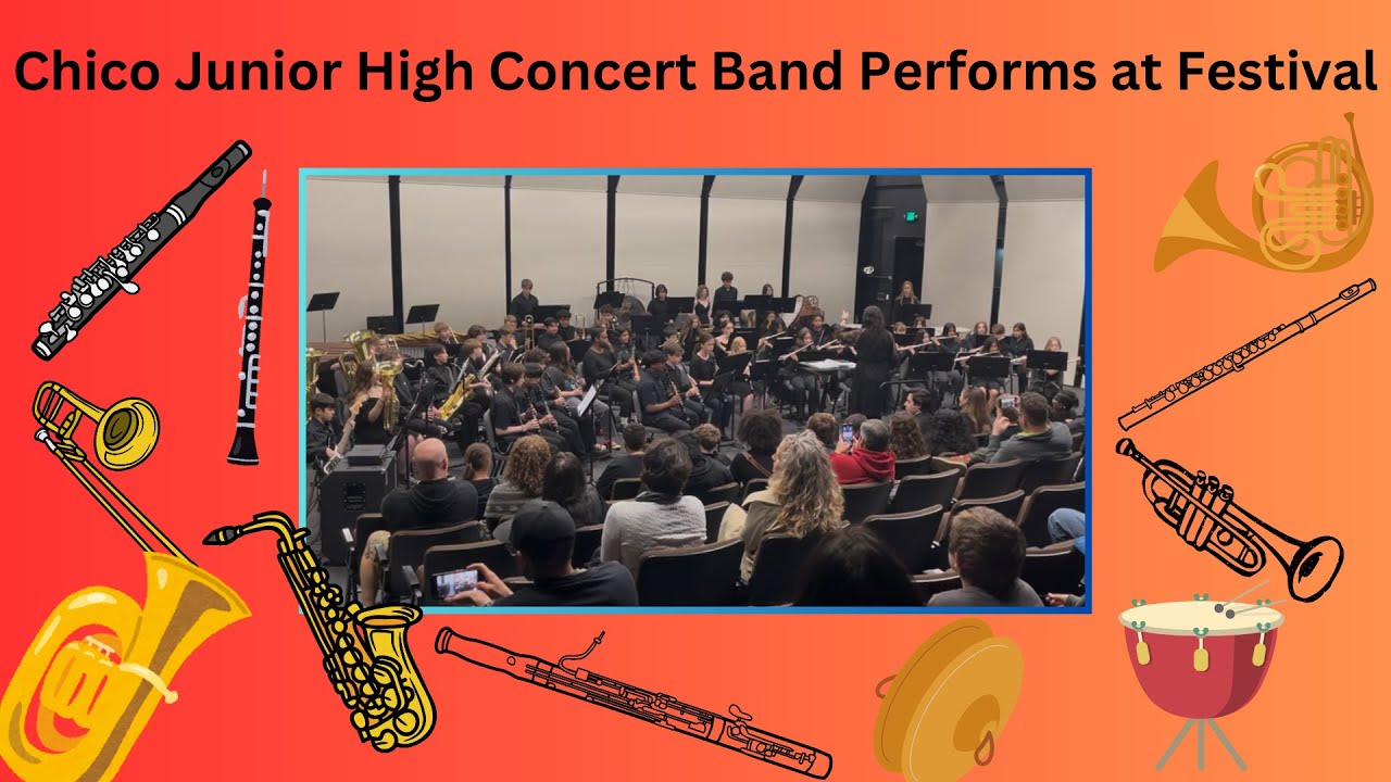 Chico Junior High Concert Band Performs at Festival - YouTube