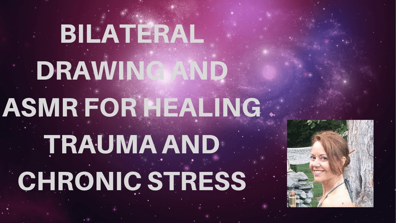 Art Therapy Bilateral Drawing with Chalk Pastels ASMR - YouTube