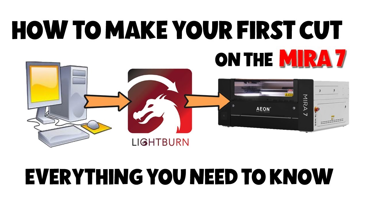 First Cut on my AEON Mira 7 Laser - Everything you need to know! - YouTube