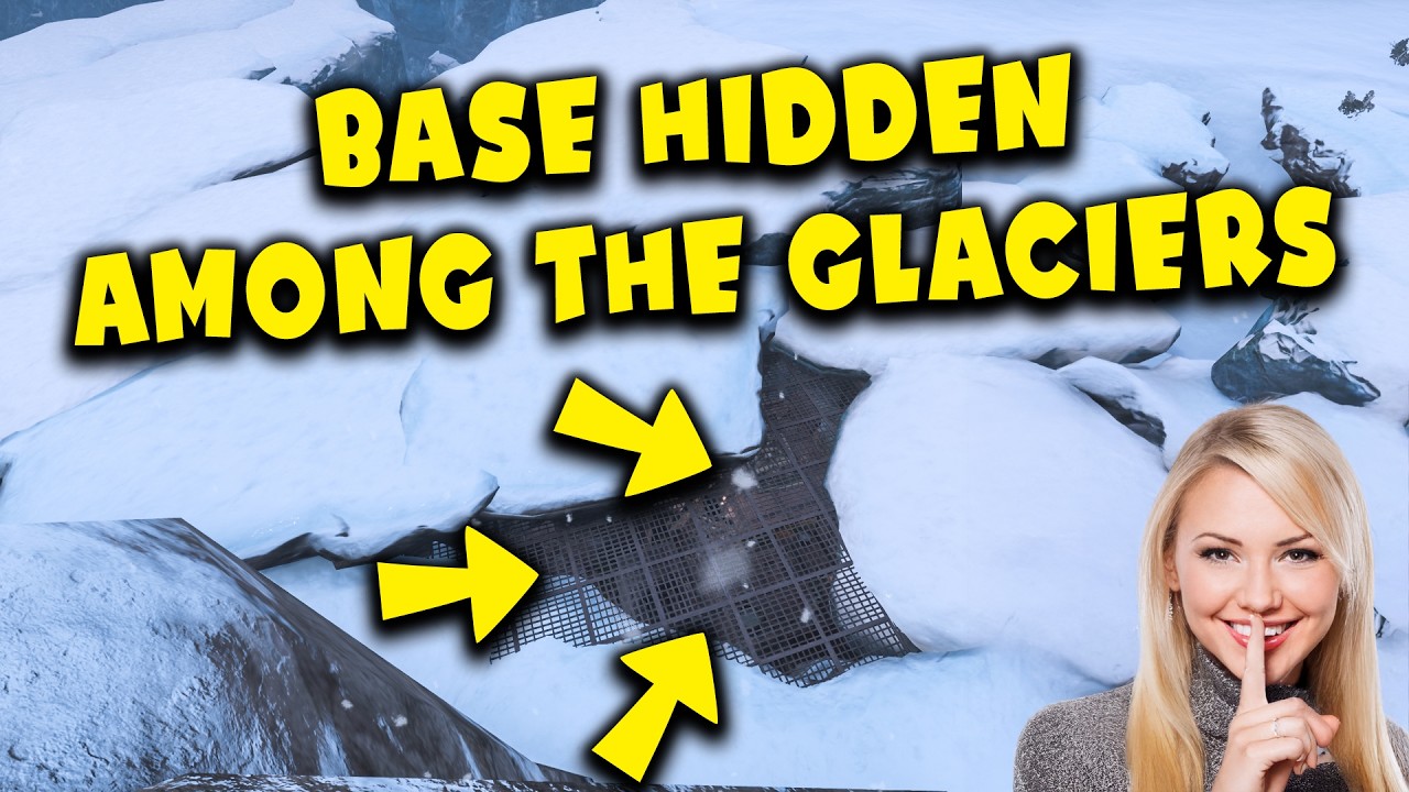 Base hidden among the glaciers | Conan Exiles - YouTube