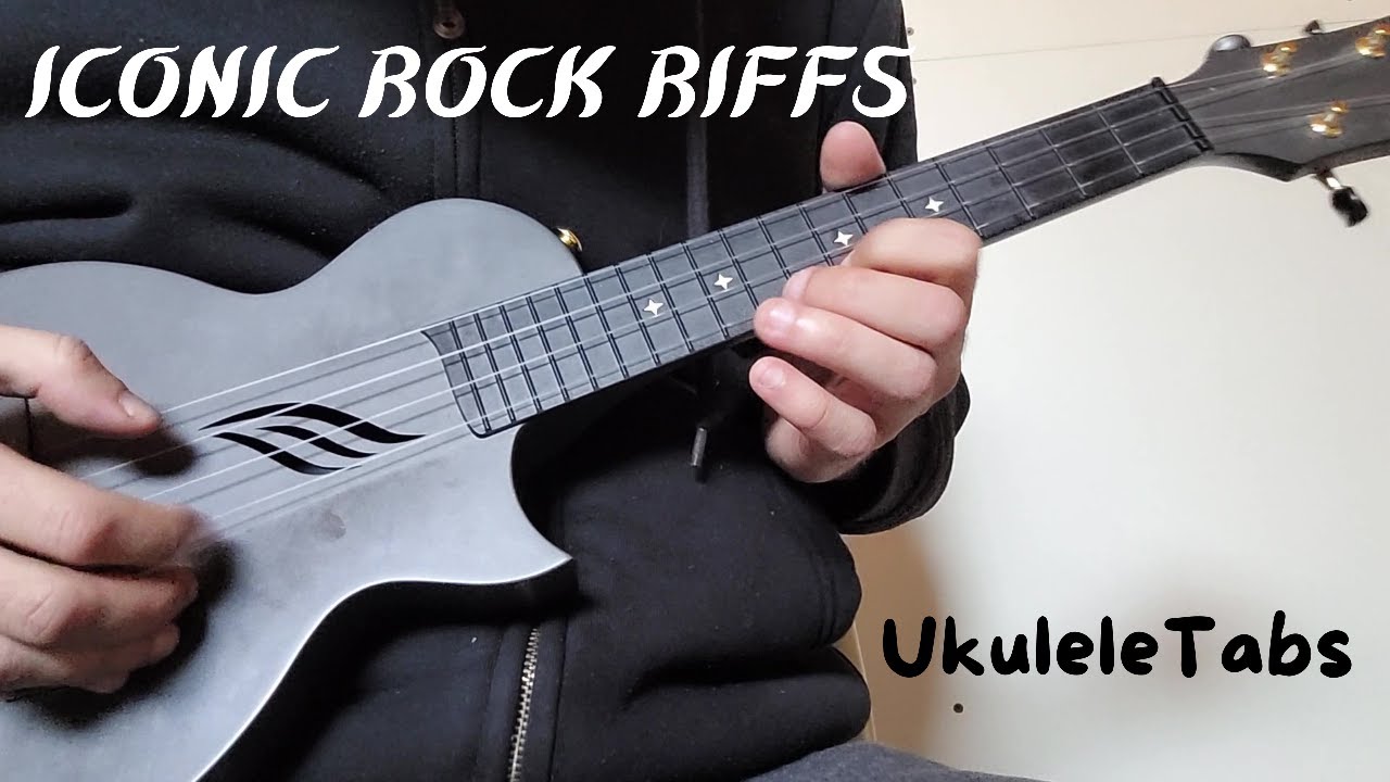 Iconic Rock Riffs on The Ukulele - YouTube