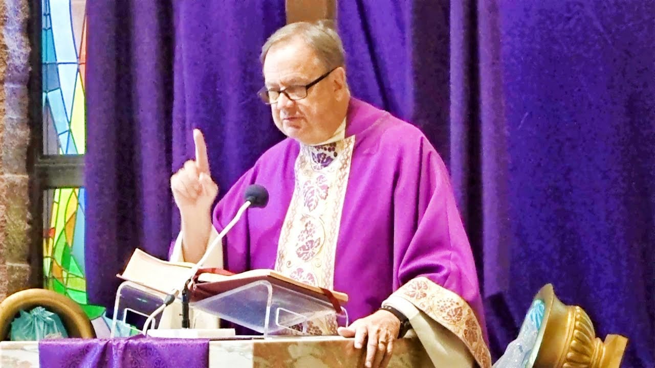 Fr. Tom Thorne Proclaims Today's Gospel "Ask And You Shall Receive" On ...