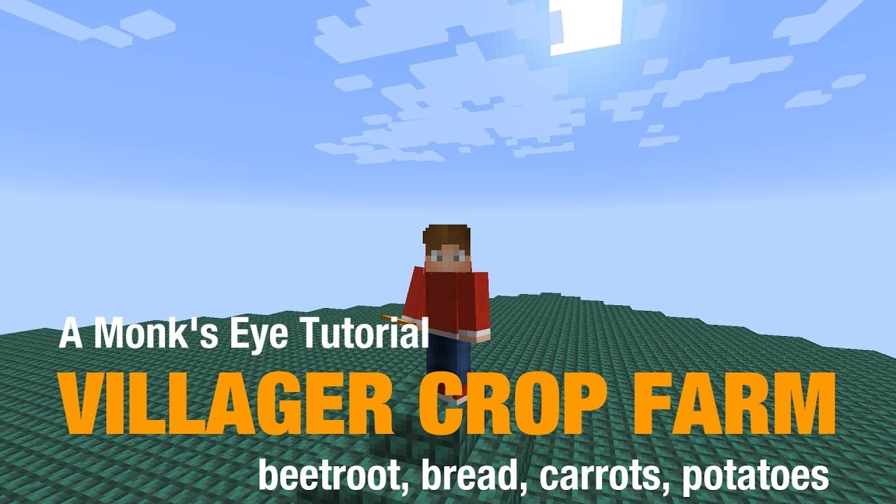 Villager Crop Farm for Minecraft 1.14 (New Version available, broken in ...