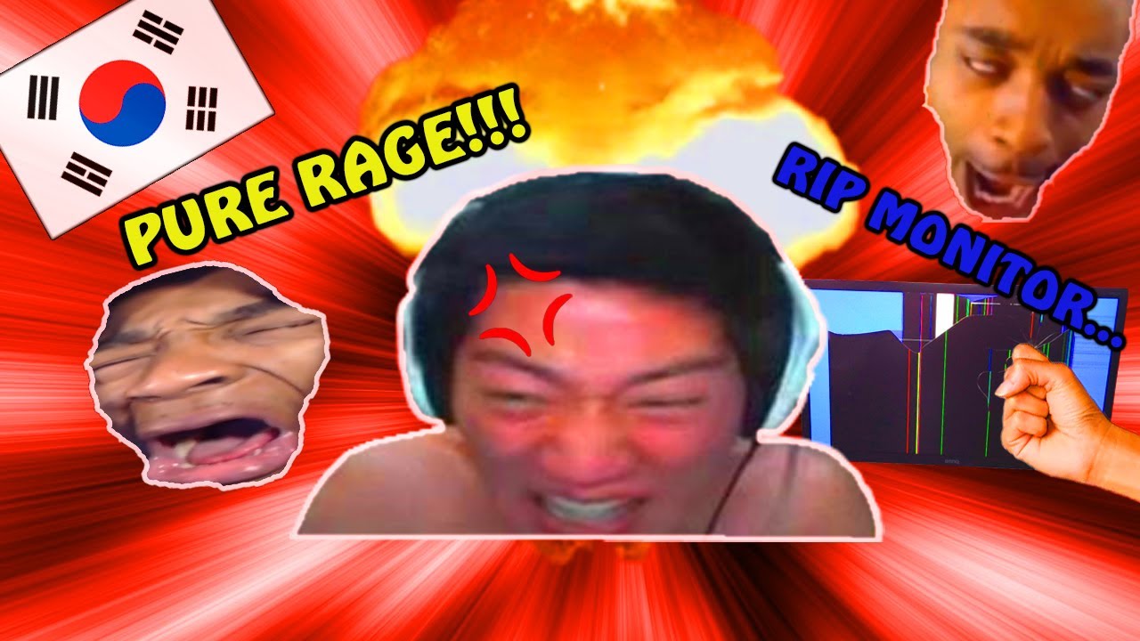Korean Gamer Rage.EXE - YouTube