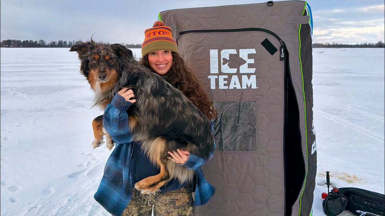 Ice Fishing with Simm and I (SO COLD and not many fish…) - YouTube