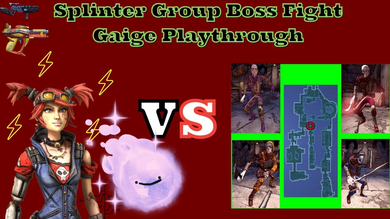 Borderlands 2 Splinter Group Boss Fight Gaige Playthrough - YouTube