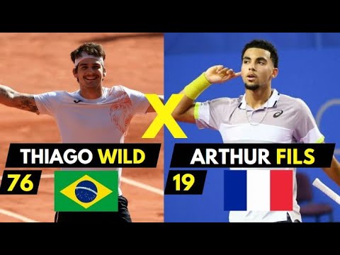 THIAGO WILD x ARTHUR FILS | + JOÃO FONSECA | JOGO MUITO DIFÍCIL NA COPA ...
