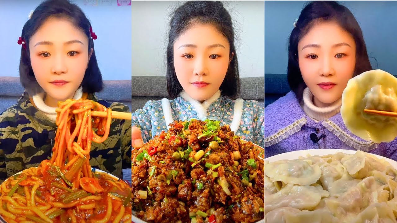 ASMR 7 Minutes For Sleep Relax Study Satisfying Eating Food Challenge ...