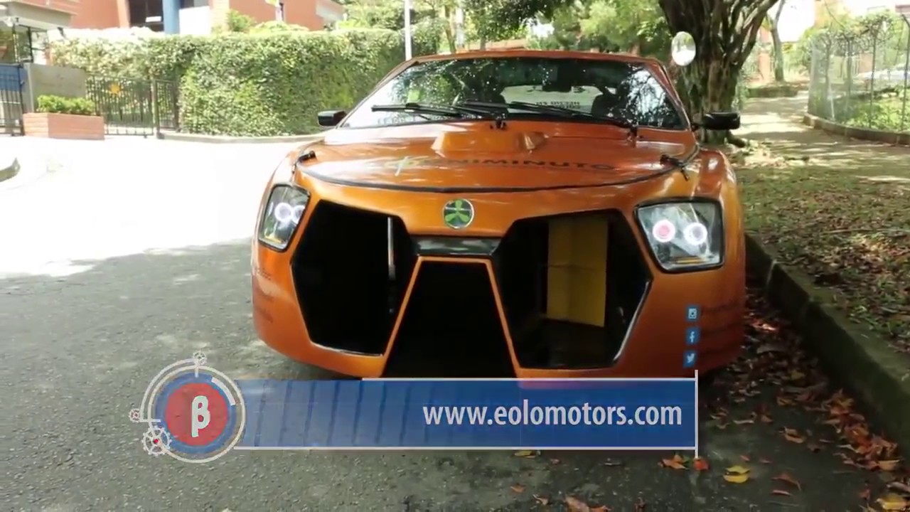 El primer carro eólico/eléctrico fabricado en Colombia. Proyecto EOLO ...