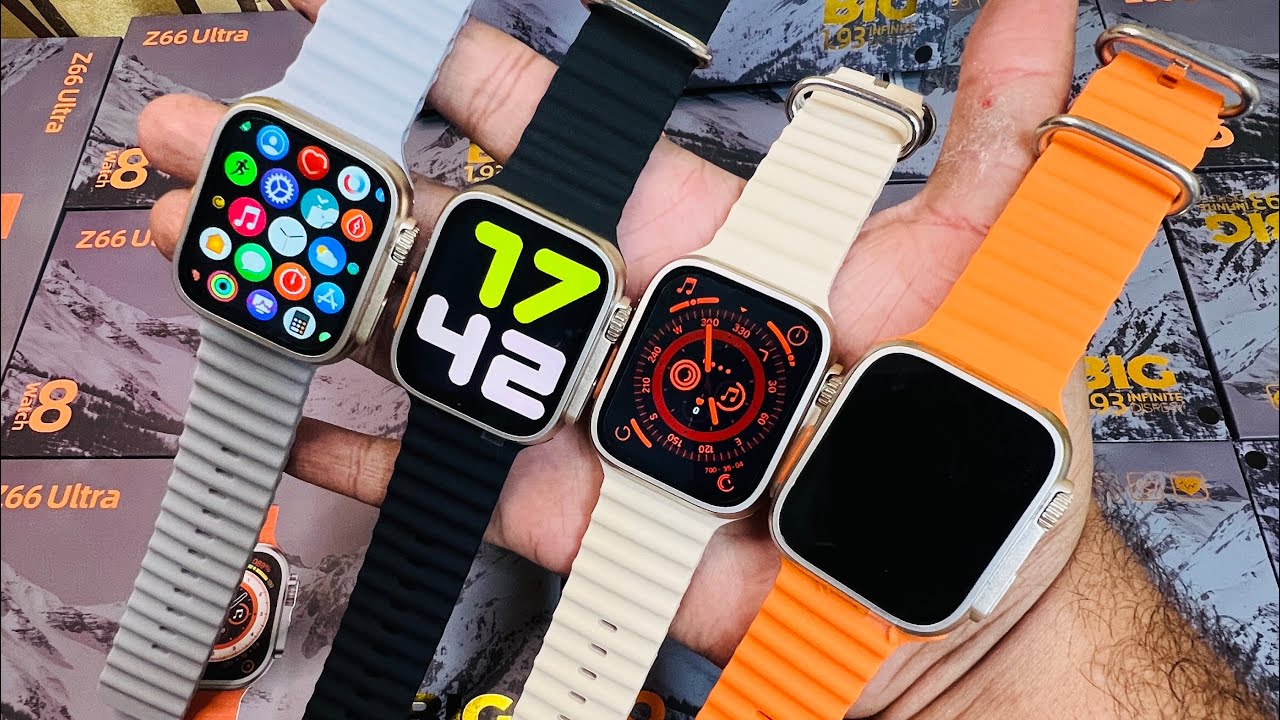 Z66 Ultra SmartWatch Series 8 Ultra SmartWatch With Large HD Display ...