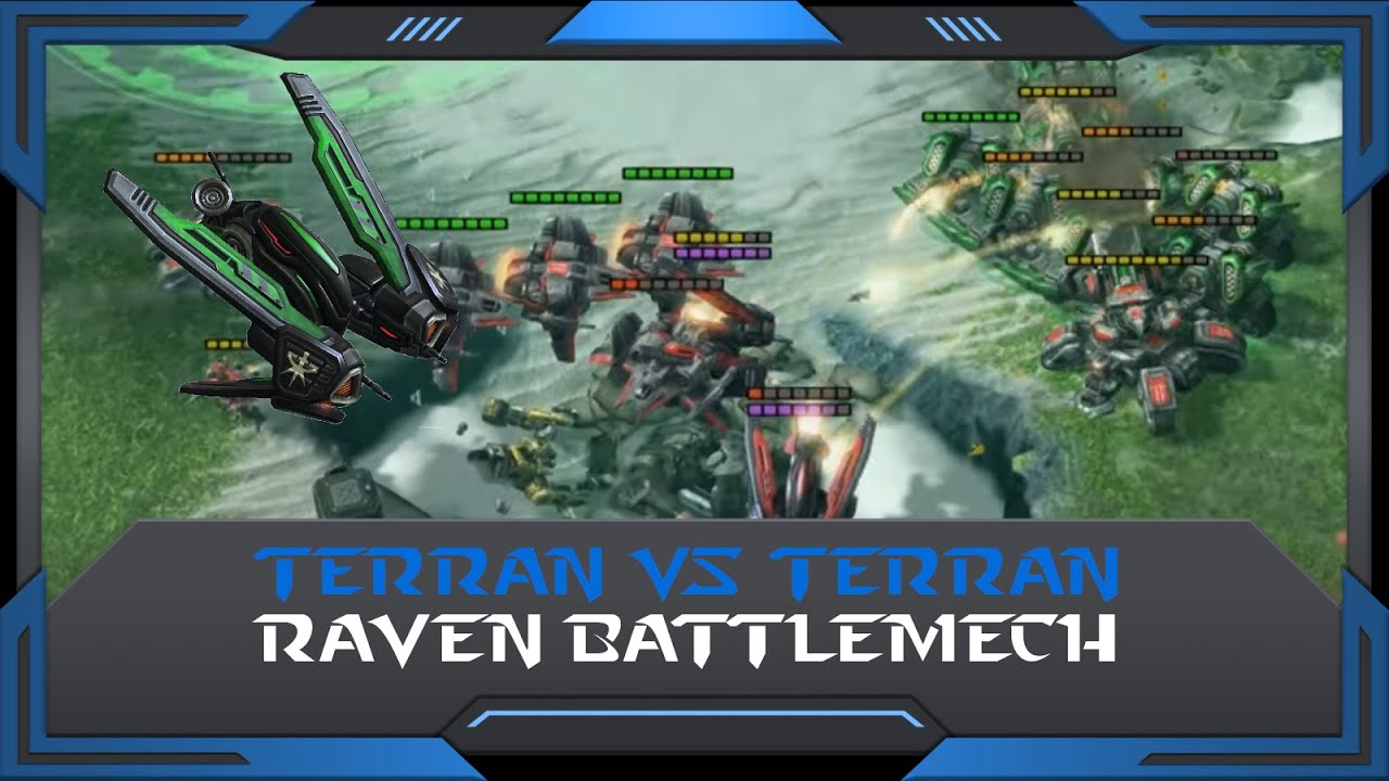StarCraft 2 (RuFF Highlight): Raven Battlemech - YouTube
