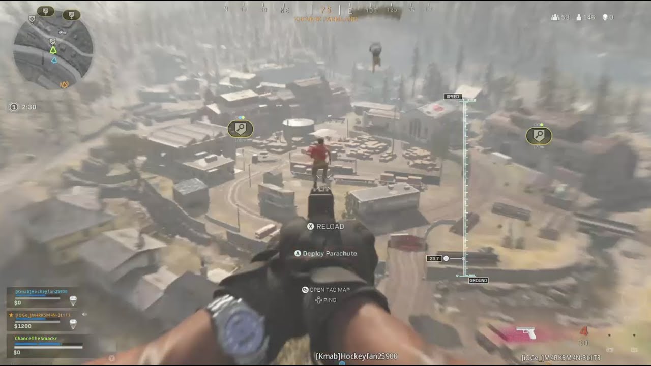 PARACHUTE KILL | WARZONE - YouTube