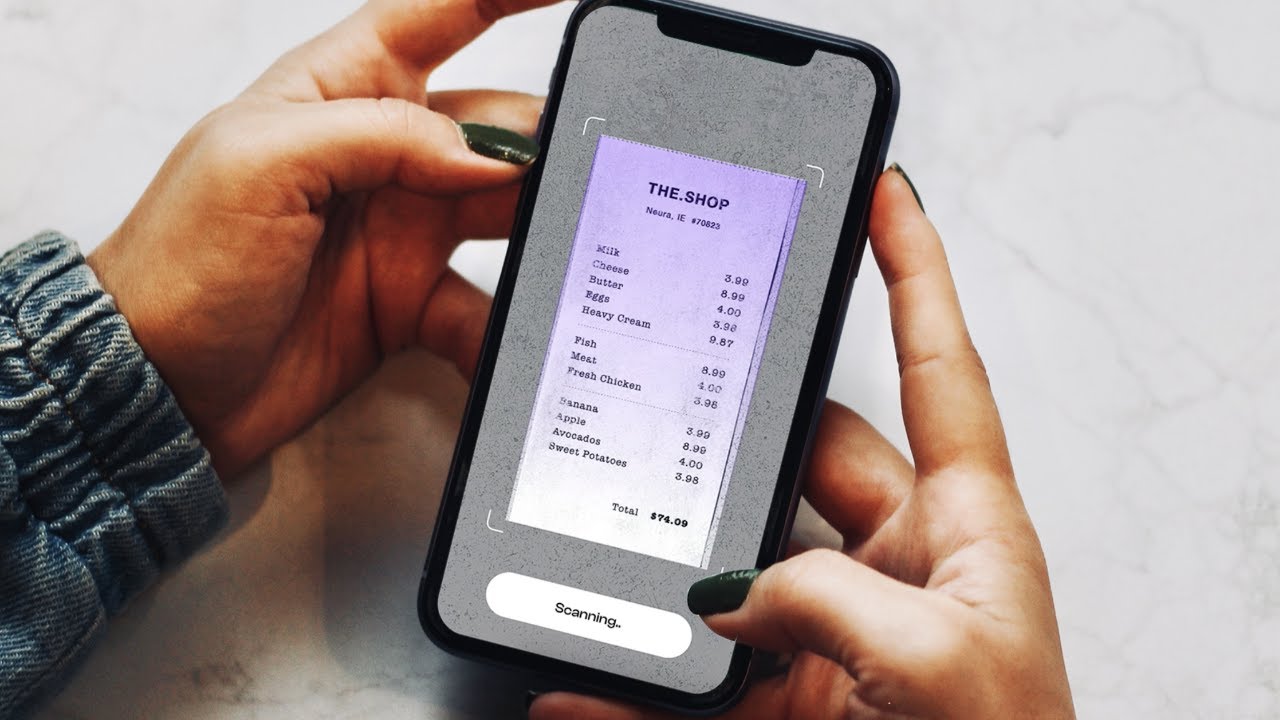 Smart bill scan app interaction in Adobexd 2022 - UIUX - YouTube