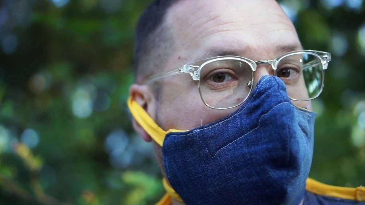 ARTIST DEMO | Jim Arendt - Upcycled Face Masks - YouTube